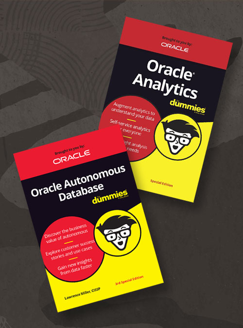 Oracle Autonomous Database & Oracle Analytics for Dummies e-books